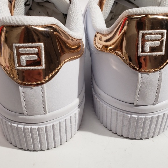 Fila | Shoes | Fila Platform Sneakers With Rose Gold Accents | Poshmark